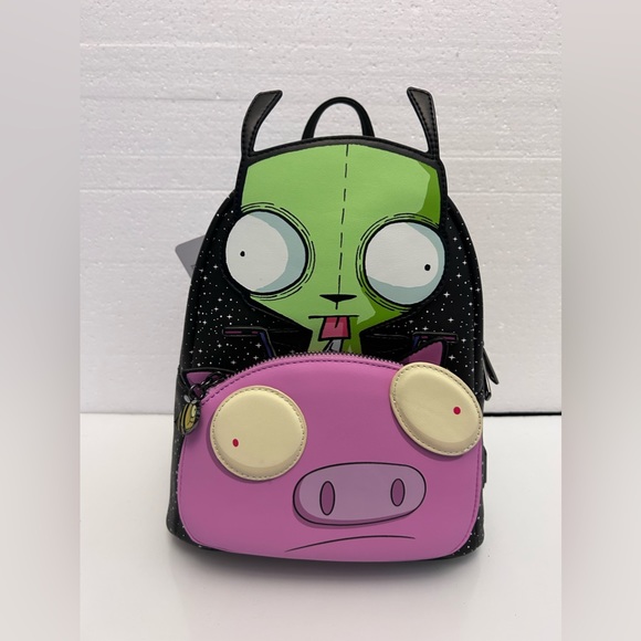 Bags | Invader Zim Gir Pig Doom Mini Backpack By Loungefly | Poshmark